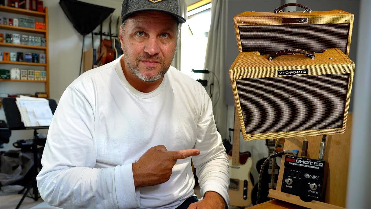 How to Run Two Tube Guitar AMPS at the Same Time - YouTube