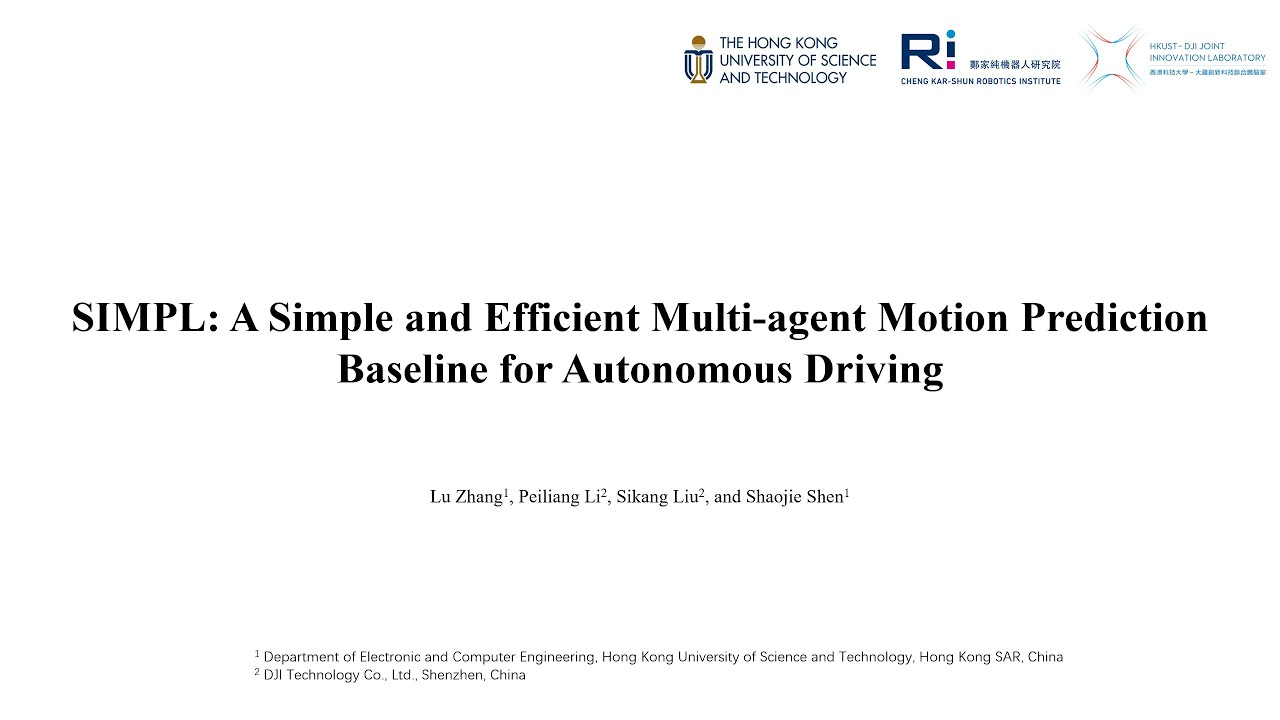 SIMPL: A Simple and Efficient Multi-agent Motion Prediction Baseline ...