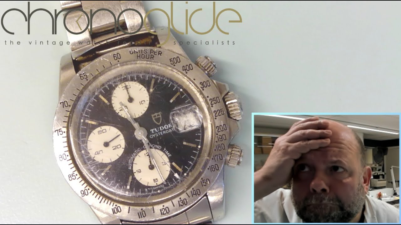 Battered and bruised Tudor Oysterdate Chronograph. - Uncut live stream ...