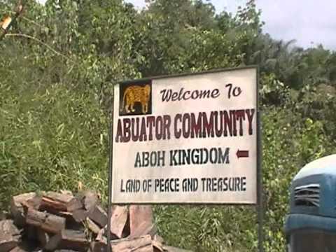 The Road from Ashaka to Aboh Kingdom, Oil Rich Delta State, Nigeria
