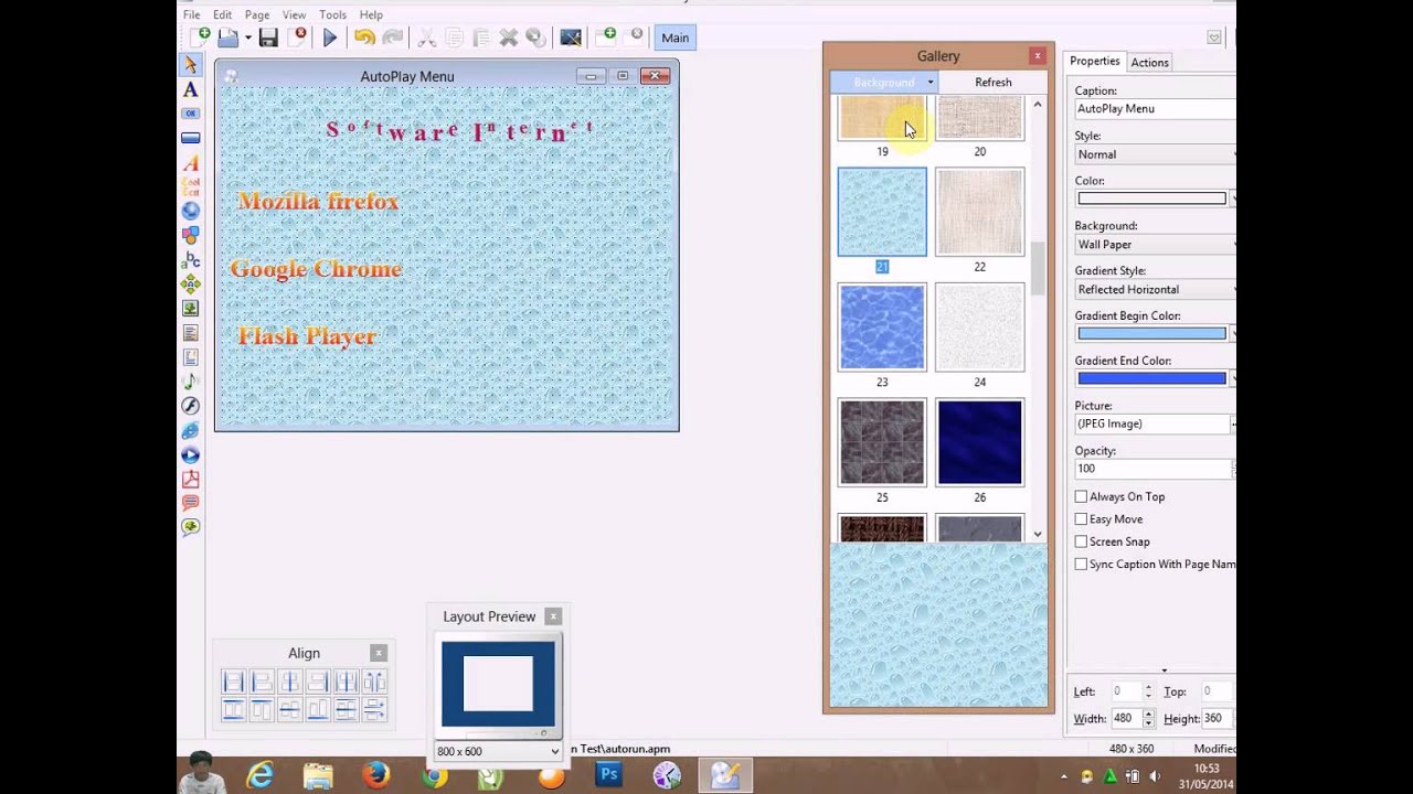 Tutorial Autoplay Menu Builder by Enal - YouTube