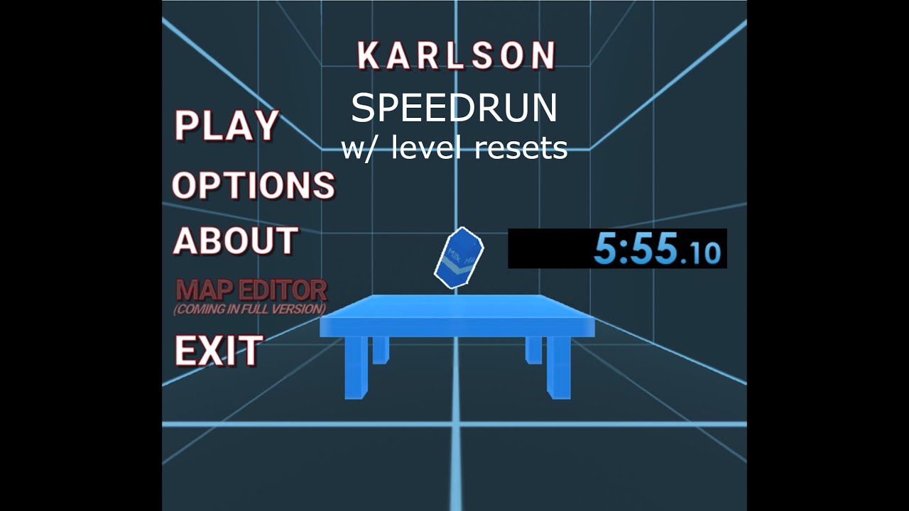 Karlson 3D Full Game Speedrun (with level resets) in 5:55.10 - YouTube