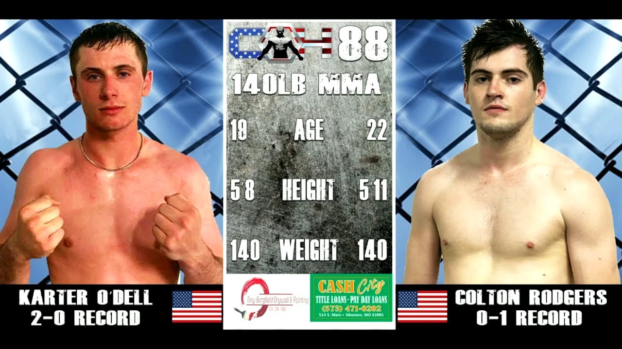 Karter O'Dell vs Colton Rodgers COH 88 - YouTube