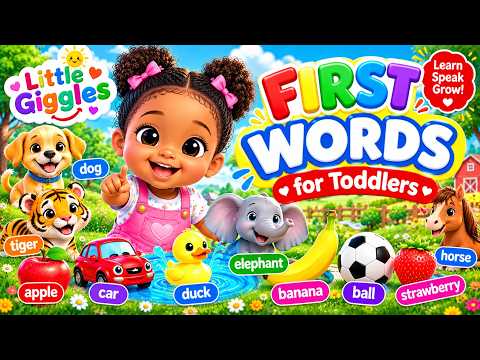 Baby Learning First Words With Ms Rachel Style | Toddlers and Babies Learn To Talk