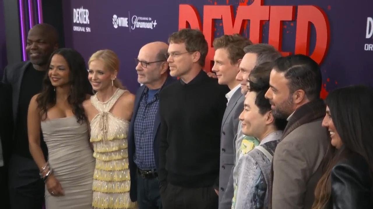 At ‘Dexter: Original Sin’ premiere, cast members rationalize the serial killer's motive - YouTube