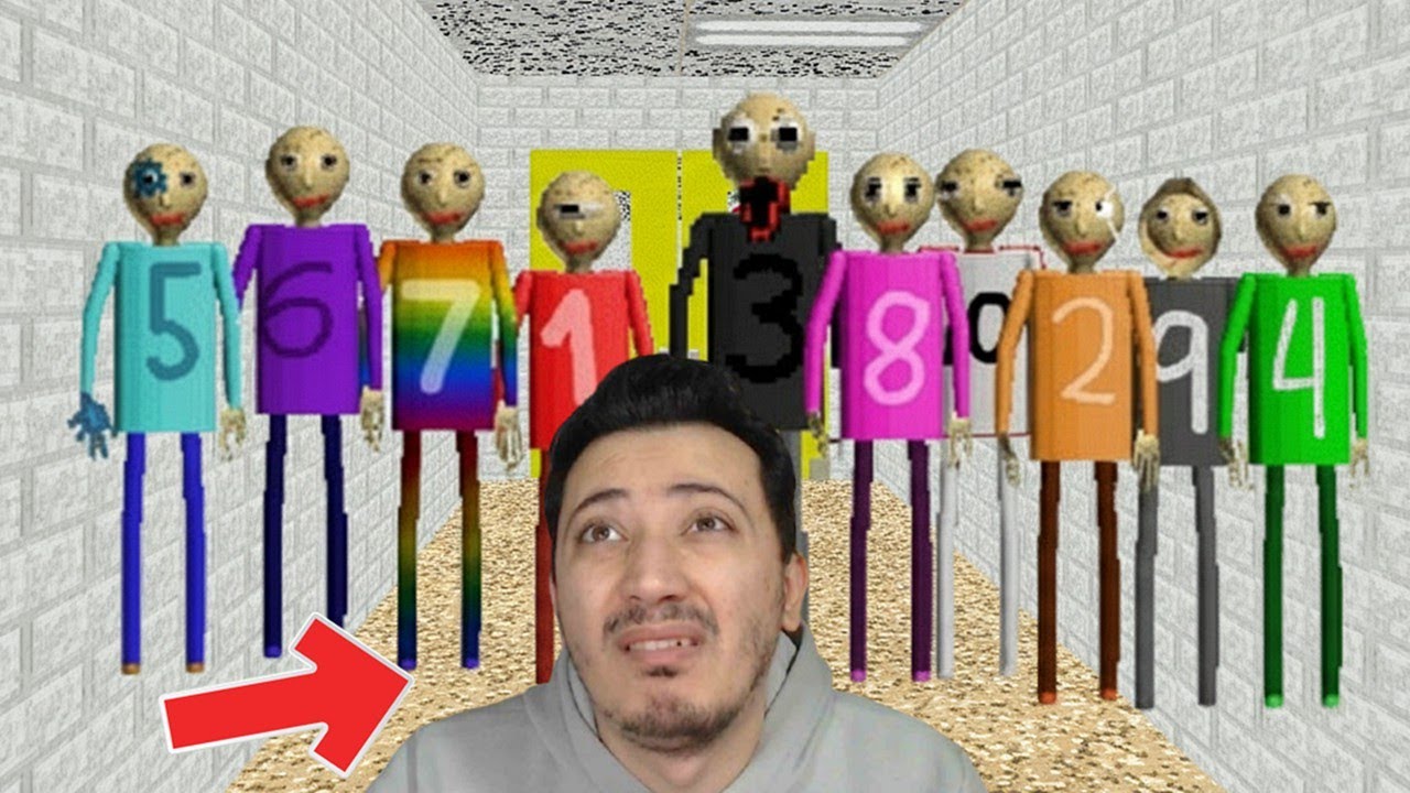 12345678910 BALDİ ÖĞRETMEN OKULDA | Baldi's Basics MOD - YouTube