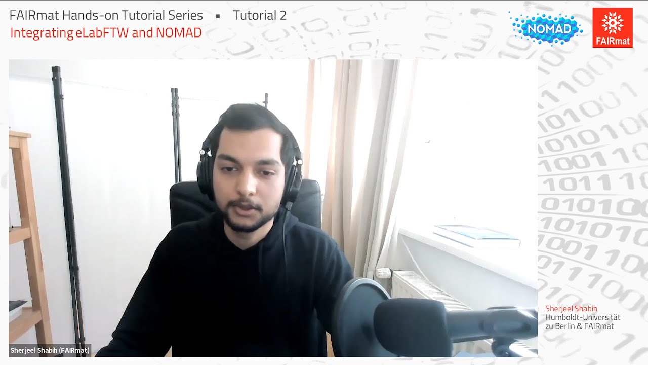 FAIRmat Tutorials 2: Integrating eLabFTW and NOMAD - YouTube