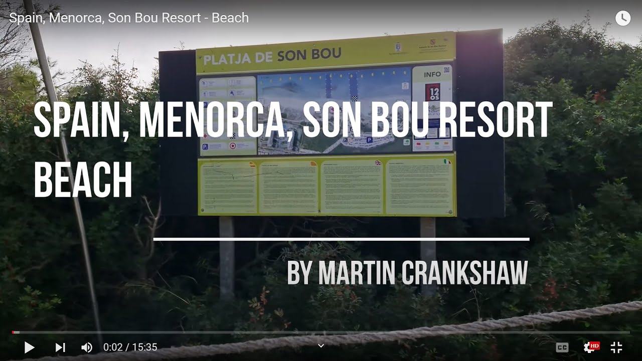Spain, Menorca, Son Bou Resort - Beach - YouTube