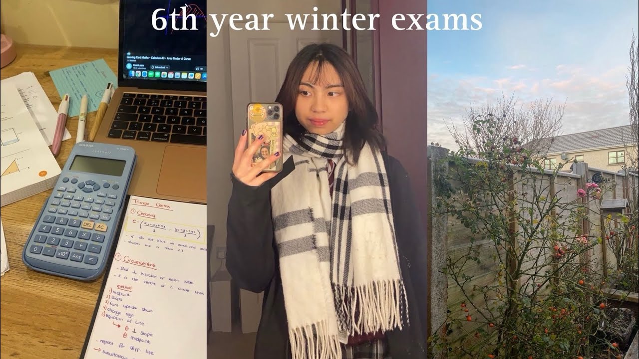 6th year winter exams | study with me - YouTube