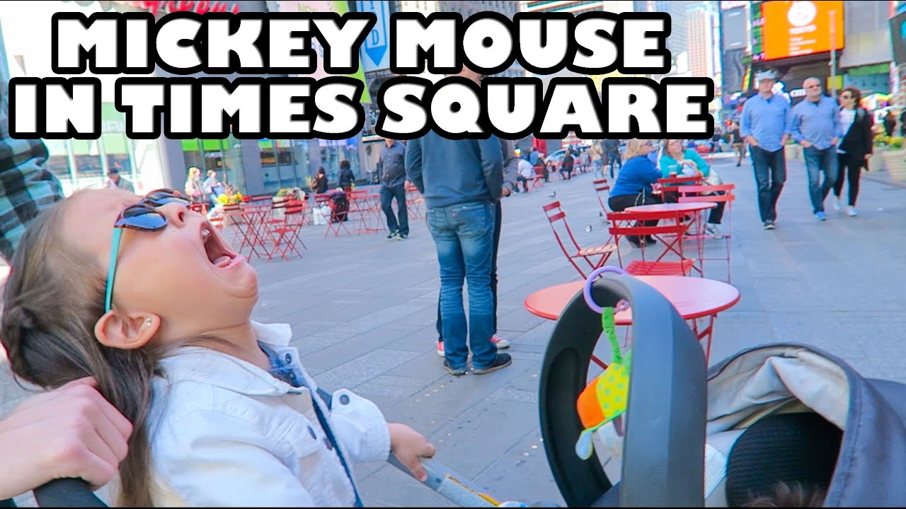 MICKEY MOUSE IN TIMES SQUARE! (4.17.16 - DAY 853) DAILY VLOG - YouTube