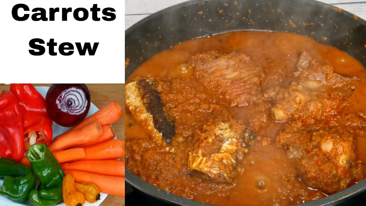 how to cook carrots stew/carrot sauce - YouTube