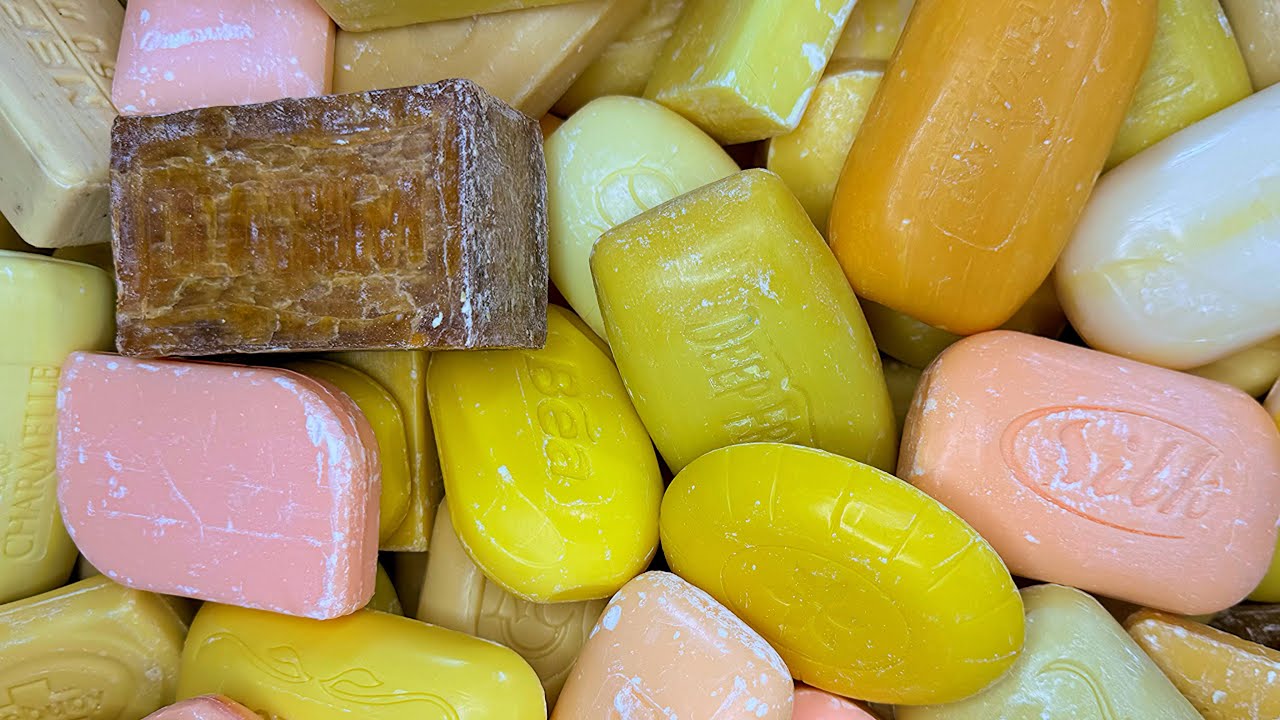 Soap box. Cutting different soap. Asmr soap (no talking) - YouTube