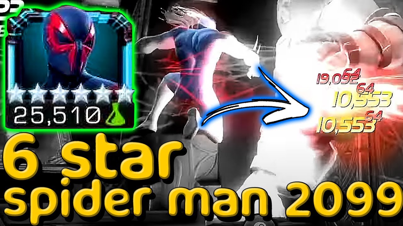 6 STAR SPIDER MAN 2099 GAME PLAY - Mcoc spider man 2099 - YouTube