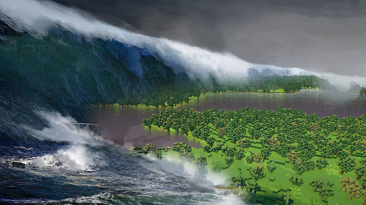 Minecraft - APOCALYPTIC BUCKET - TSUNAMI Mod Showcase - YouTube