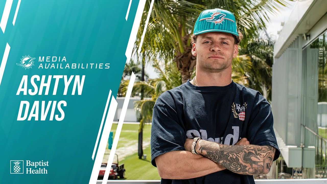 Ashtyn Davis meets with the media | Miami Dolphins - YouTube