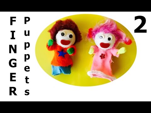 How to Make FINGER Puppets (Easy & Simple) - Parmak Kukla Yapımı (Basit & Kolay)