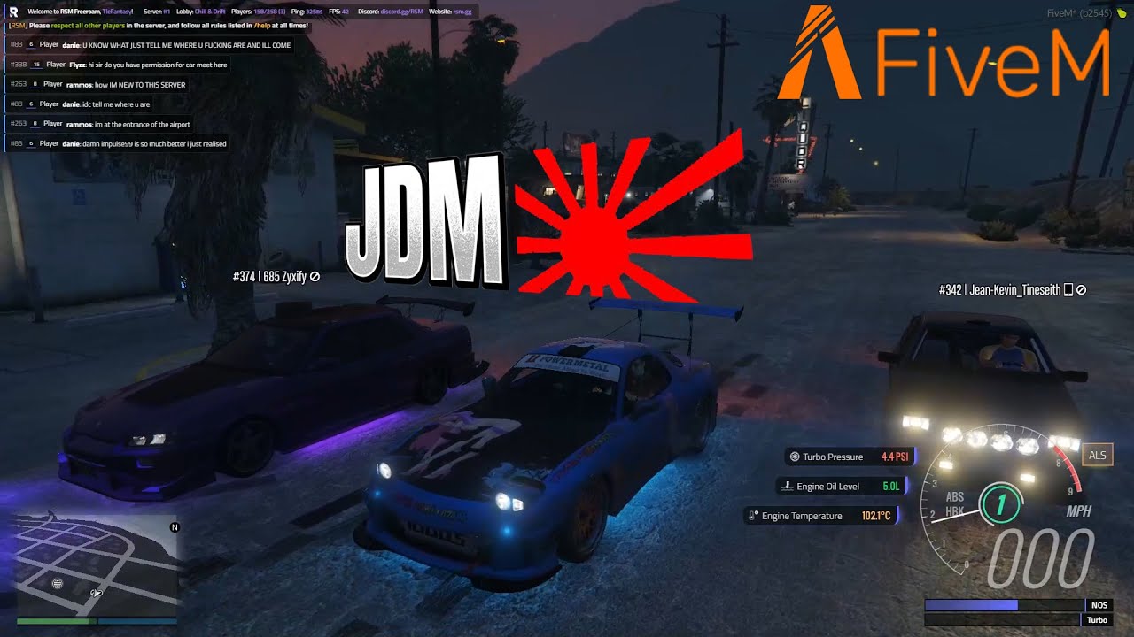 แต่งรถไปแข่งกับคนในเซิฟ GtaV FiveM RSM Freeroam - YouTube
