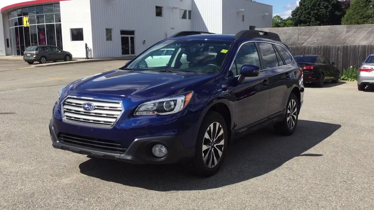 Blue 2017 Subaru Outback Review Brockville ON - 1000 Islands Toyota ...