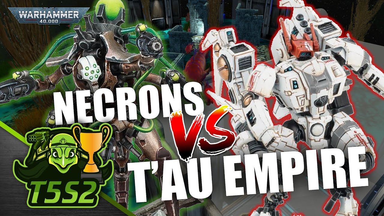 Necrons vs. T'au | T5S2 S8 Pod 42 FINALS | Warhammer 40k Batrep - YouTube