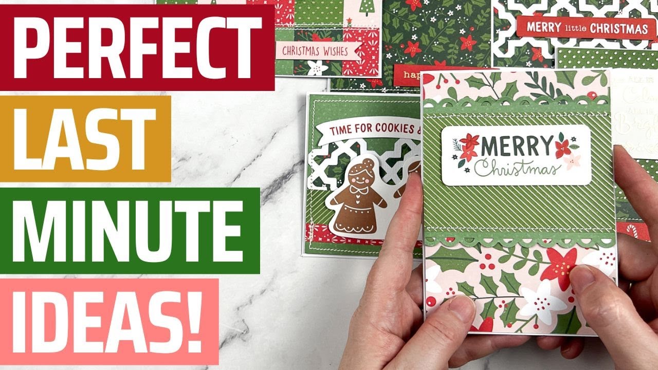 6 WAYS to turn UGLY Paper Scraps into Beautiful Christmas Cards! | Day ...