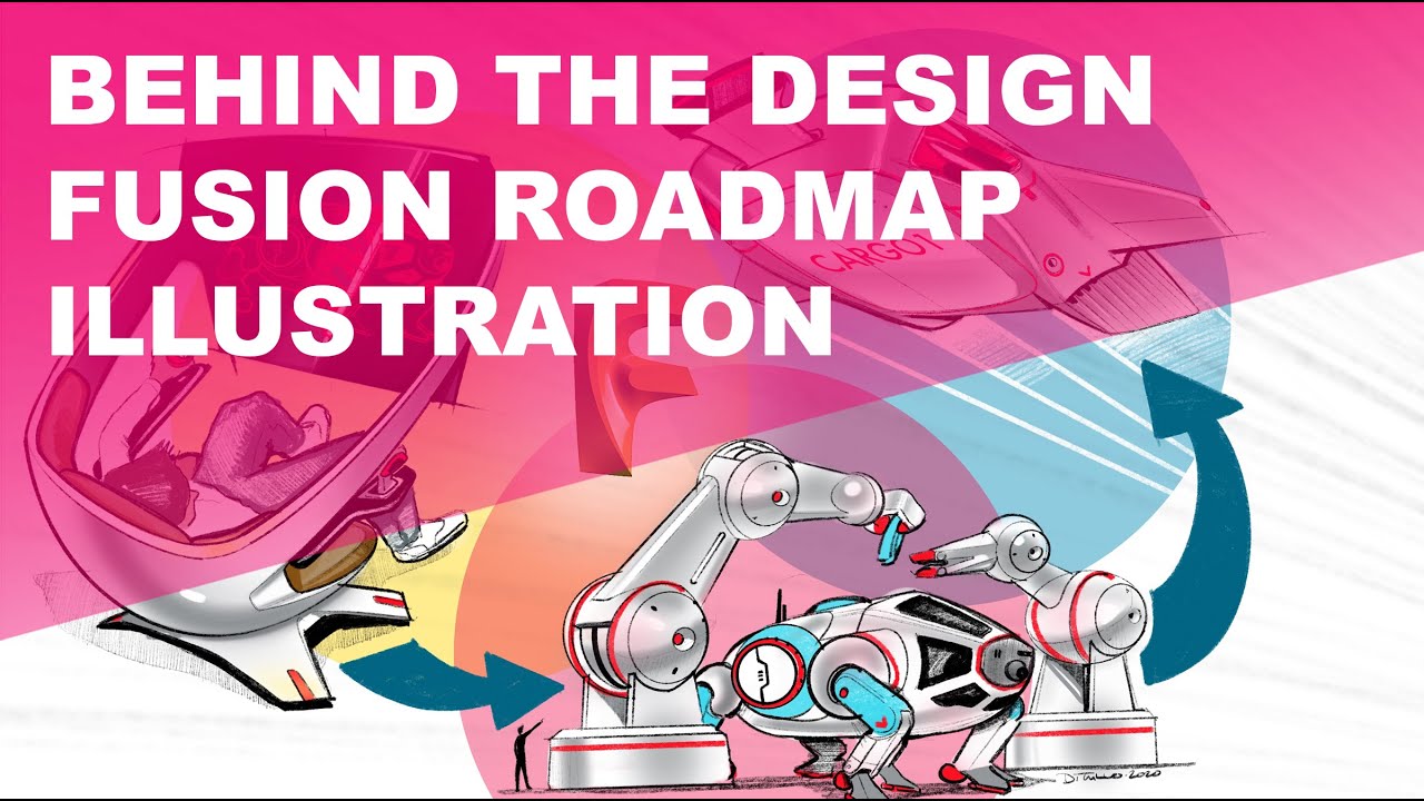 Behind The Design: Autodesk Fusion Roadmap Illustration - YouTube