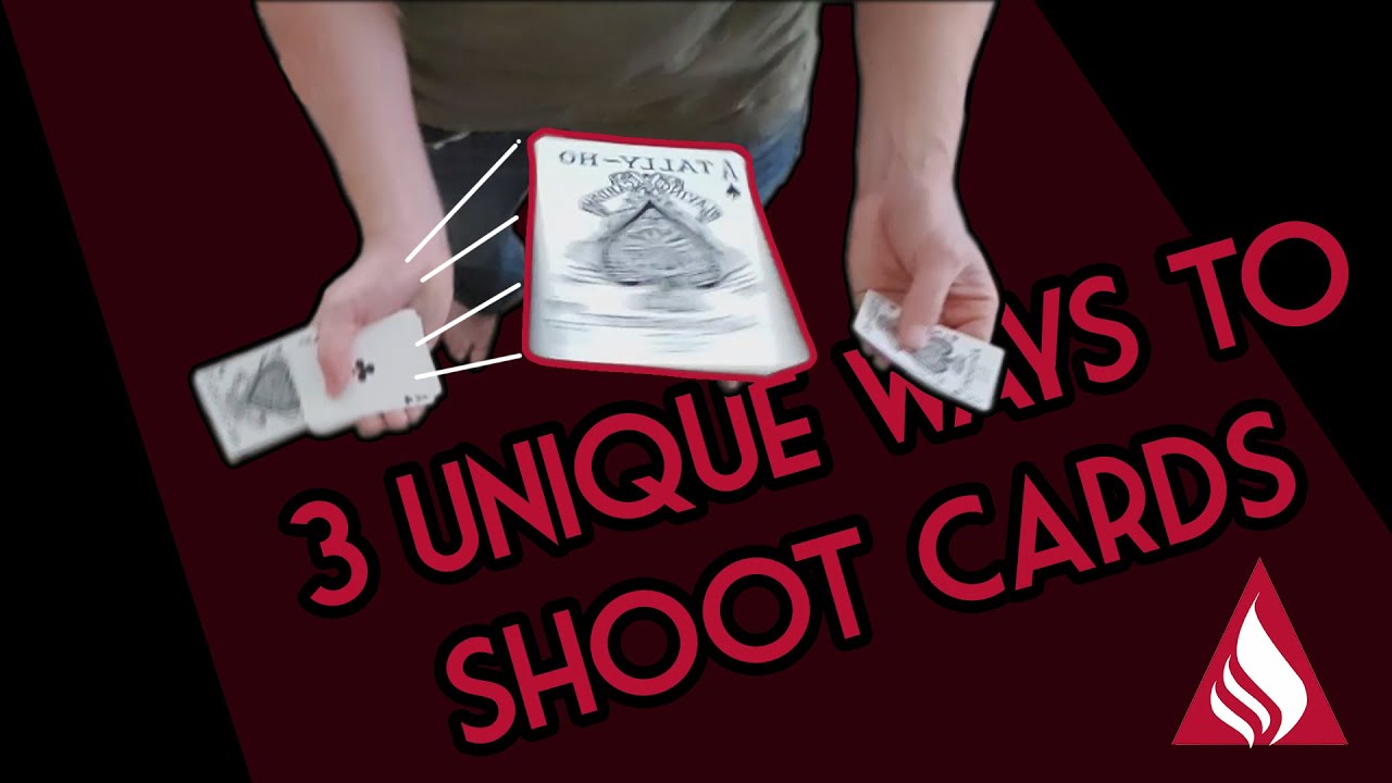 3 Easy Top Card Shots and Card Boomerangs | Tutorial - YouTube