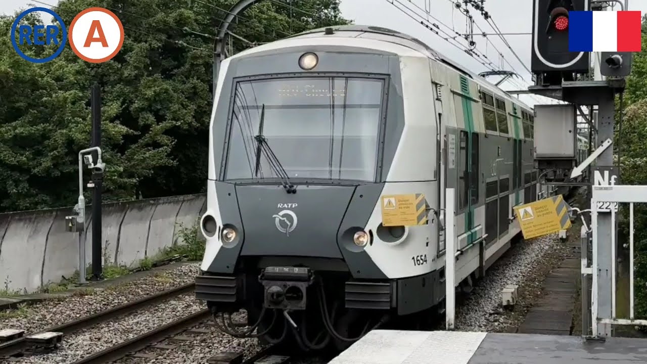 Ligne A du RER de Paris - Line A of the Paris RER - YouTube