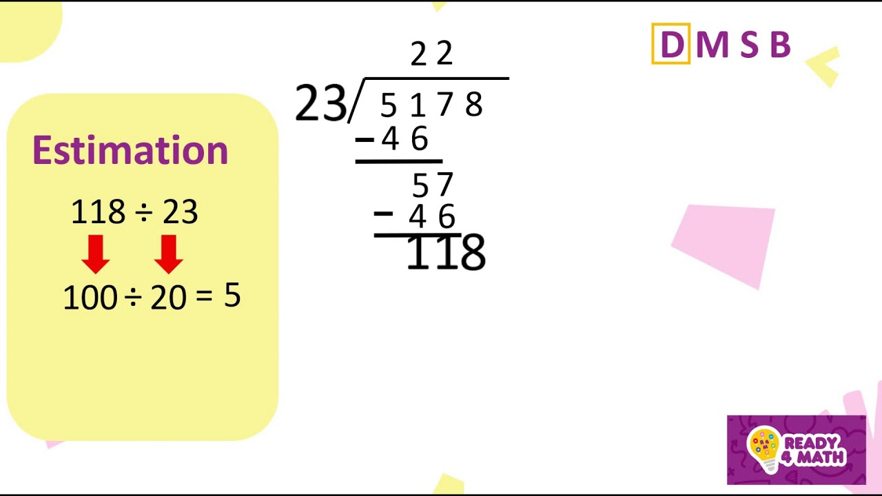 Ready 4 Math Long Division With Two digit Divisors YouTube Ready 4 Math Long Division With Two digit Divisors YouTube