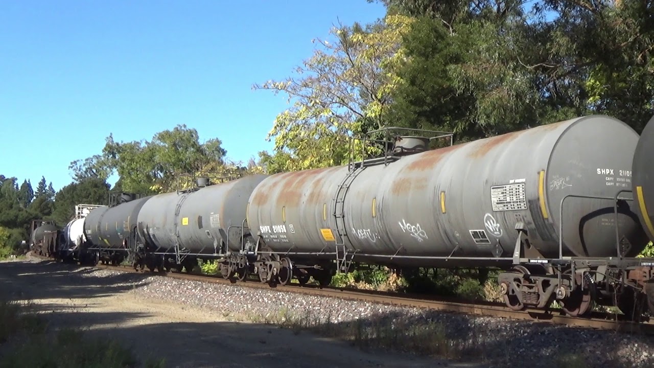 BNSF 6829 with RICBAR and Double NS Units 23oct19 - YouTube