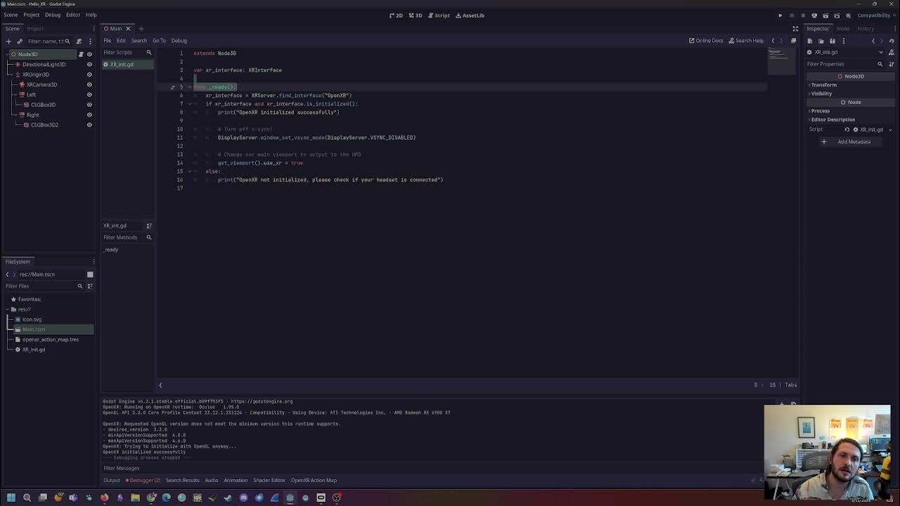 Quest 3 and Godot 4 Deep Dive - YouTube
