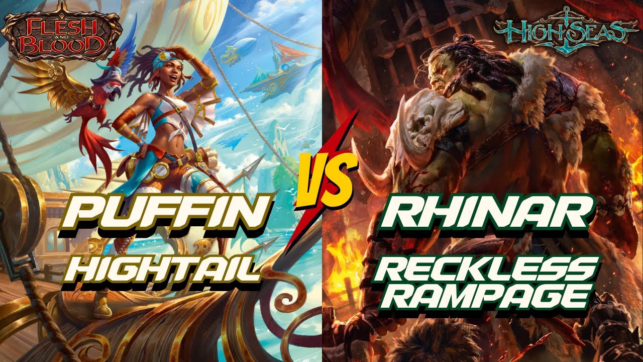 Daily FaB #314 | Puffin vs. Rhinar | Flesh and Blood - YouTube