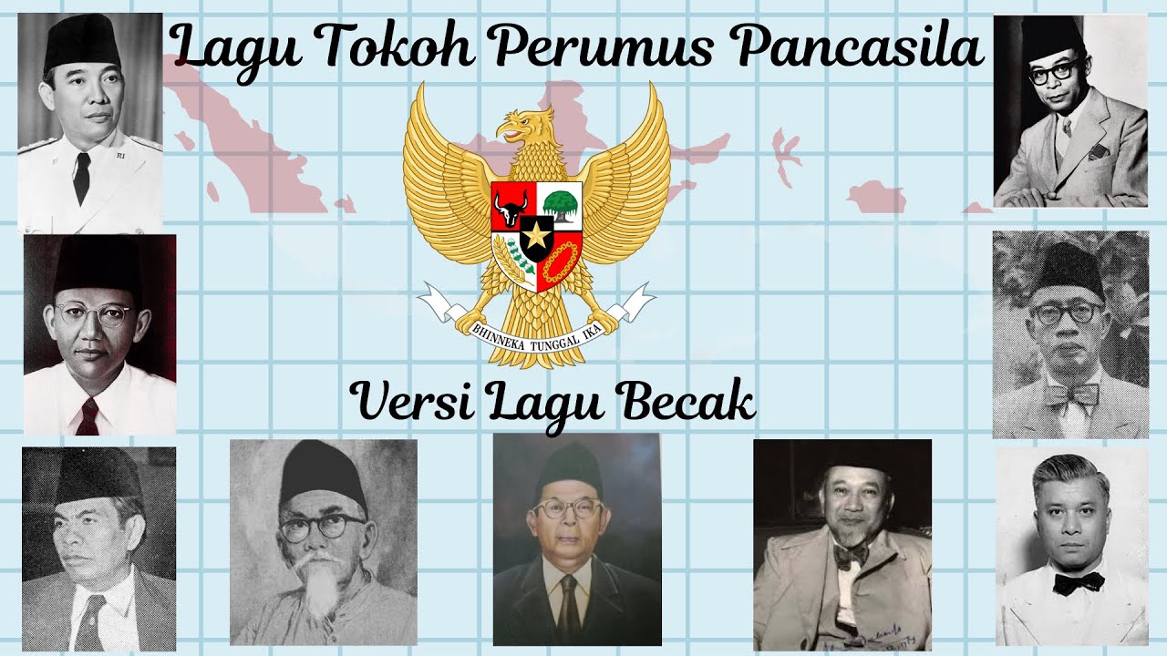 Lagu Tokoh Perumus Pancasila - YouTube