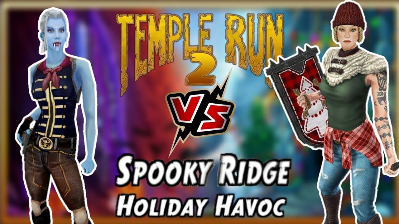 Scarlett Fox Bat VS Freya Coldhear Forester Spooky Ridge Temple Run 2 ...
