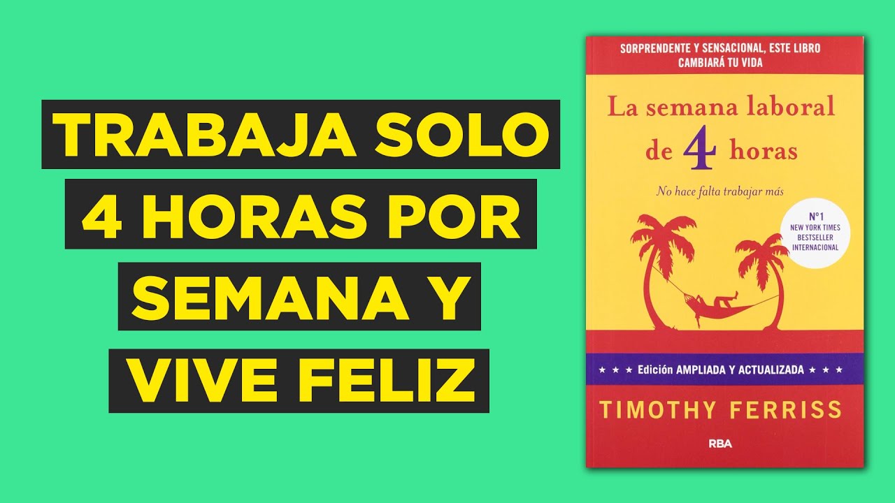La Semana Laboral De 4 Horas - Resumen Animado - YouTube