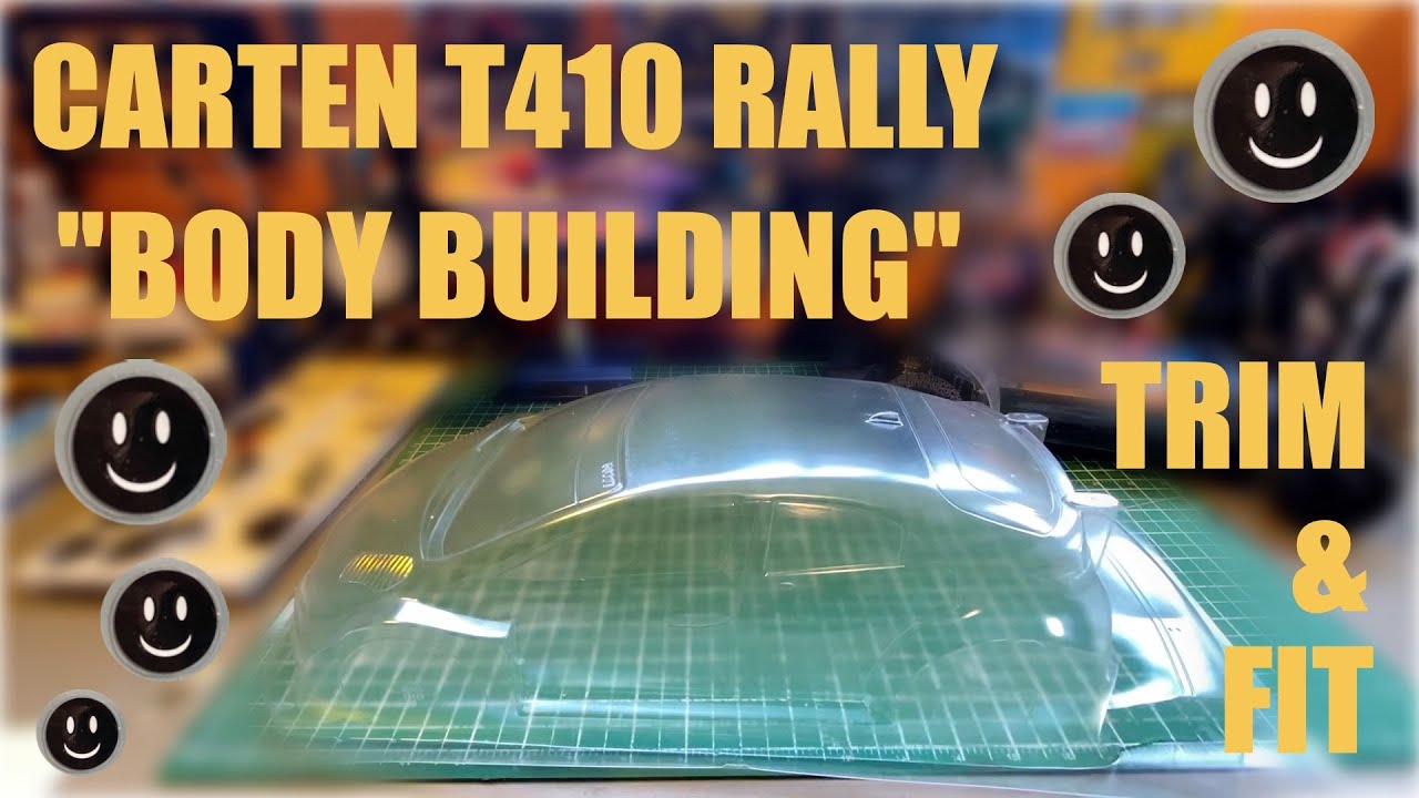 CARTEN T410 Rally RC "Body Building" How to Trim and fit a Lexan shell ...