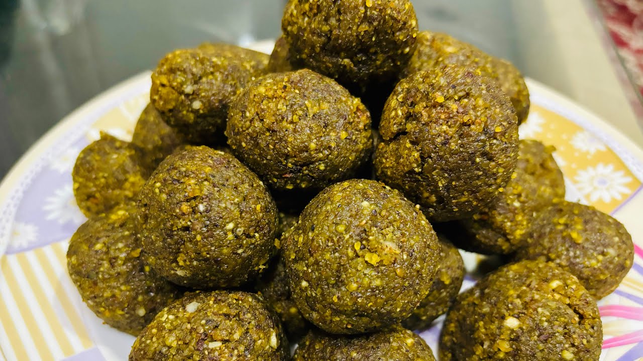 Weight loss mung dal laddu |How to make laddu at home /Madina cook 786 ...