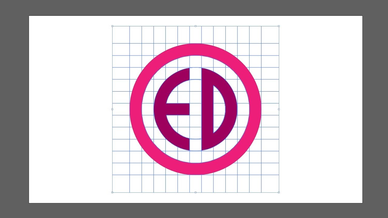 ED circle letter logo! - YouTube