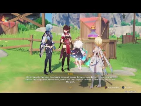 POTION EVENT CUTSCENES [JpDub] Beidou & Eula, Venti & Diona - YouTube