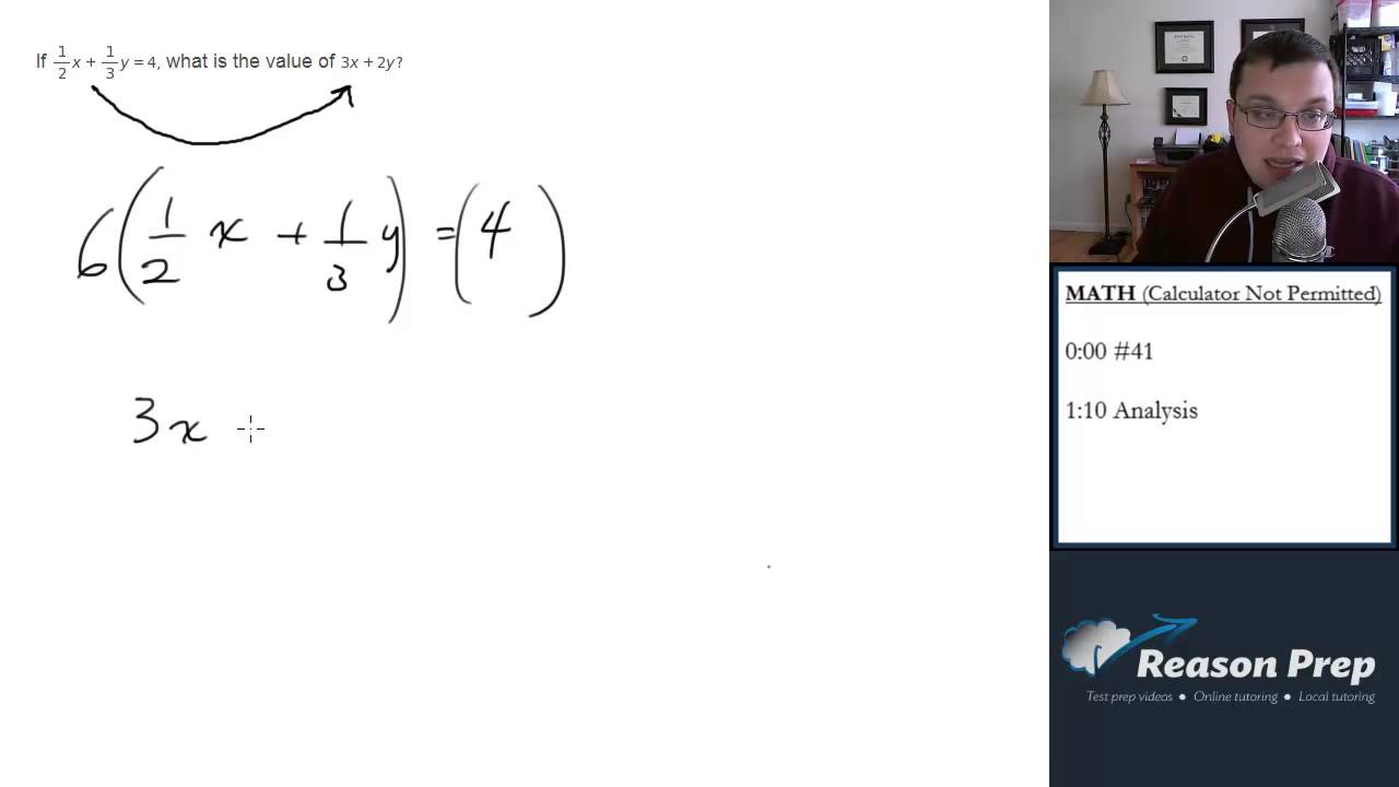 #41 - Old School Algebra, New SAT Foundations - Math - YouTube