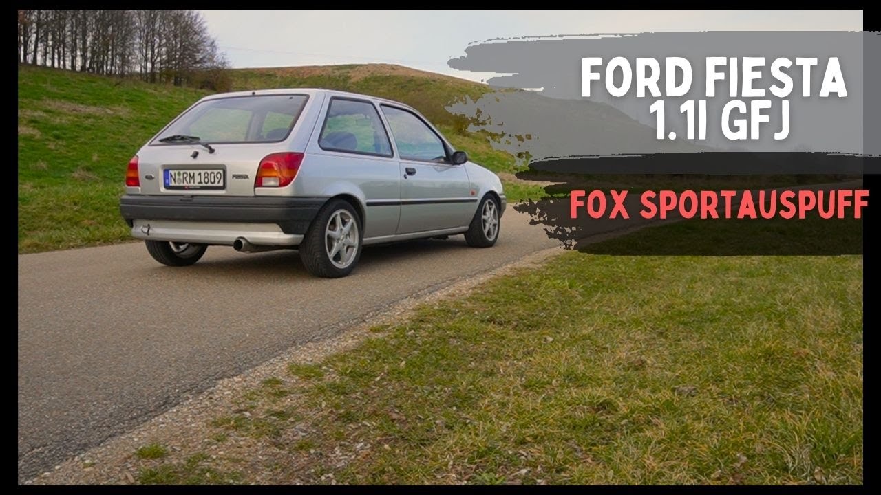 Ford Fietsa GFJ 1,1 | Fox Edelstahl Abgasanlage Einbau + Sound Check ...