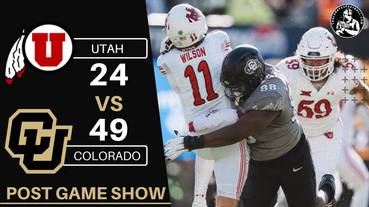Colorado Buffaloes vs Utah: Post-Game Show | #PrimetTimeTalk - YouTube