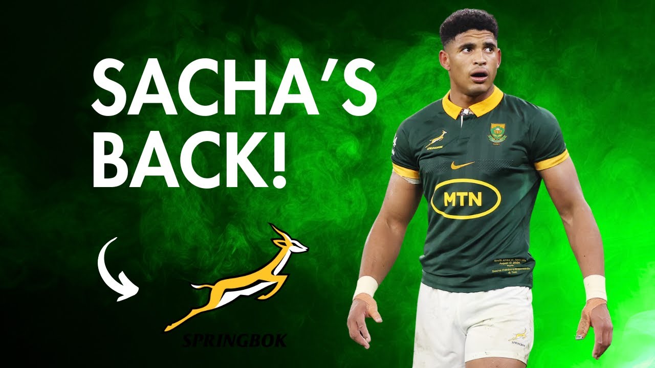 Springbok Sacha Feinberg-Mngomezulu Returns From Injury - YouTube