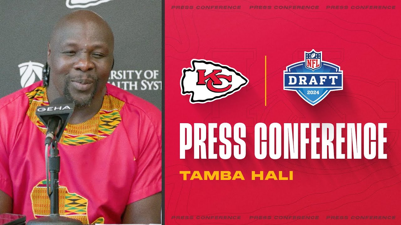 Tamba Hali Speaks with Media after being Announced as 2024 Chiefs Hall ...