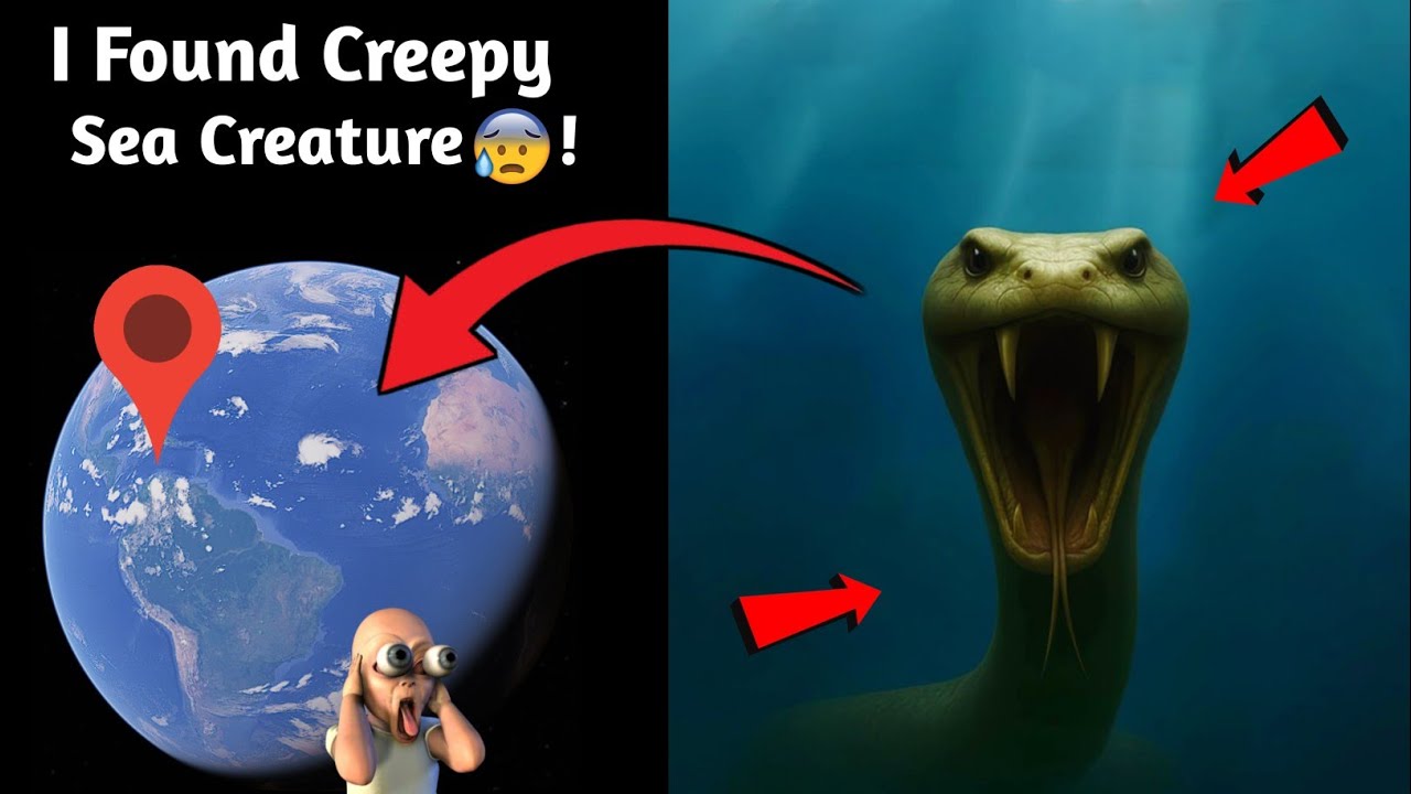 😰 I Found Creepy Sea Creature Caught On Google Earth and Google Maps ...