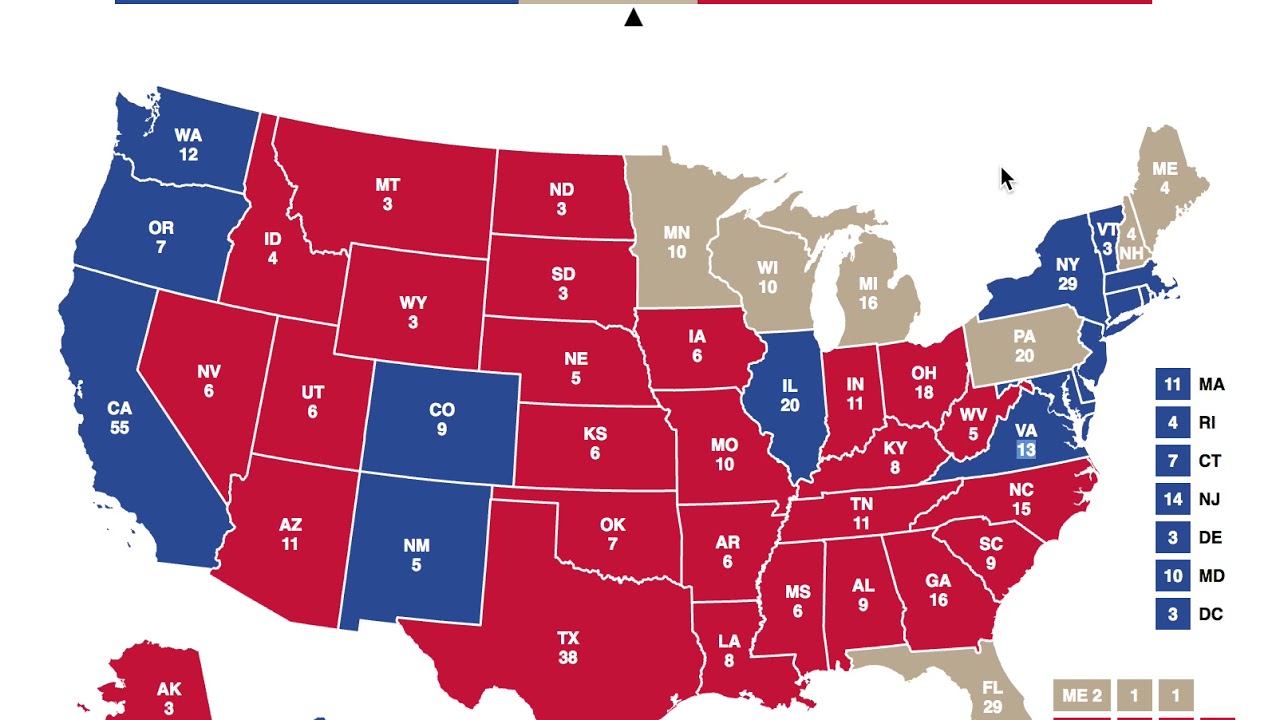 Hillary Clinton vs Donald Trump | 2020 Election Prediction - YouTube