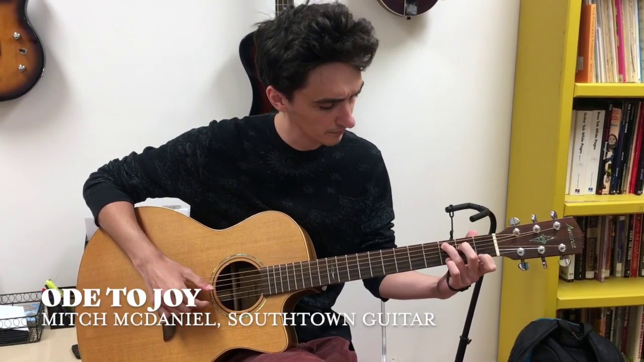 Ode to Joy played by Mitch McDaniel, instructor at Southtown Guitar ...