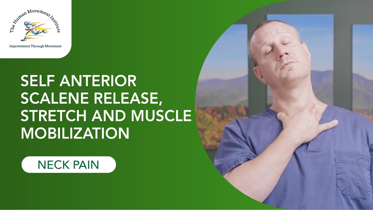 Self Anterior Scalene Release, Stretch and Muscle Mobilization - YouTube