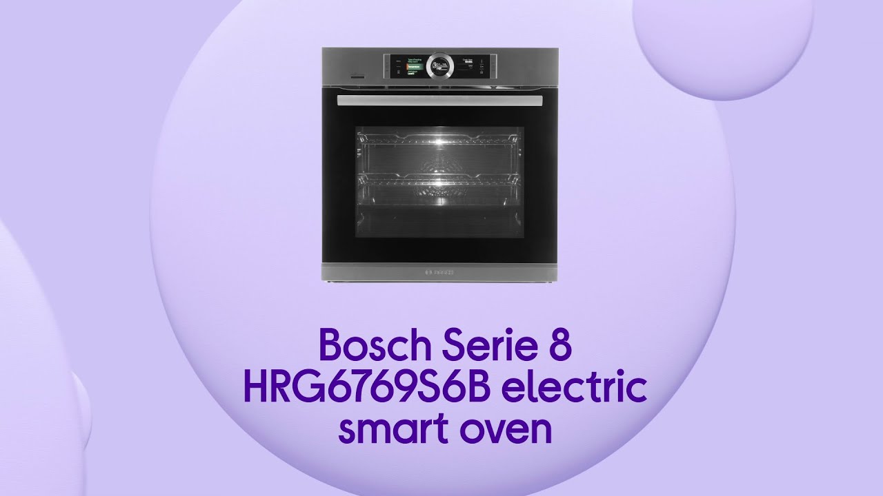 Bosch Serie 8 HRG6769S6B Electric Smart Oven - Stainless Steel ...