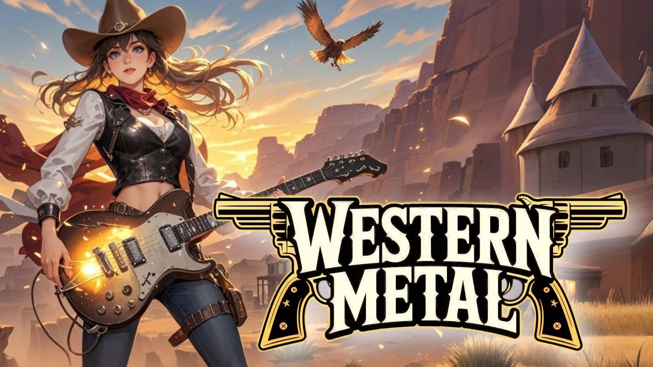 🔥 Wild West Metal Rush 🤠 Fast & Epic Cowboy Rock | Western Music for ...