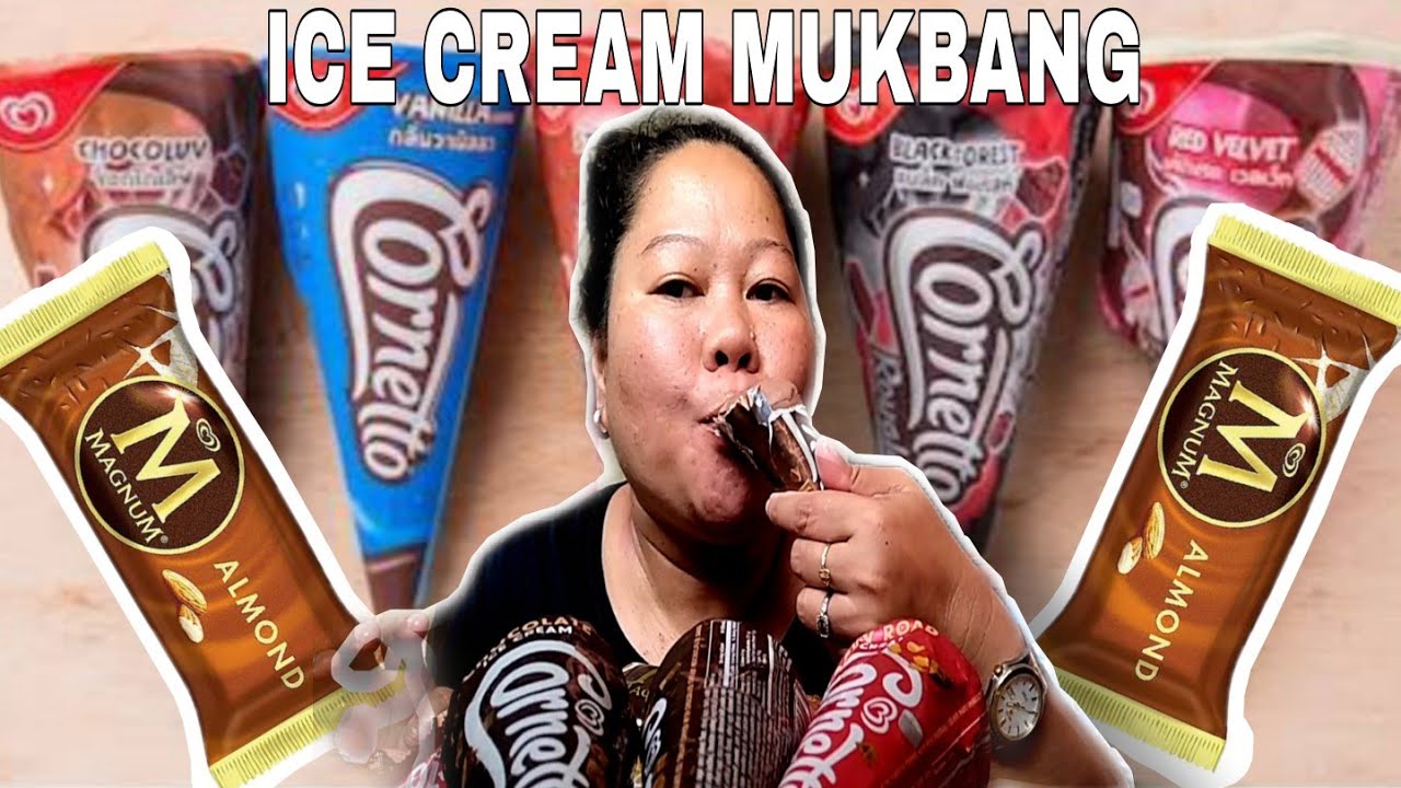 ICE CREAM MUKBANG - YouTube
